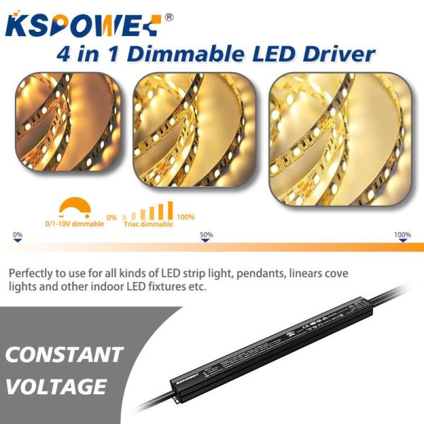 Quality Custom 0-10v Dimmable Driver 30W 4 In 1 Dimmable Lighting Transformers 12V for sale