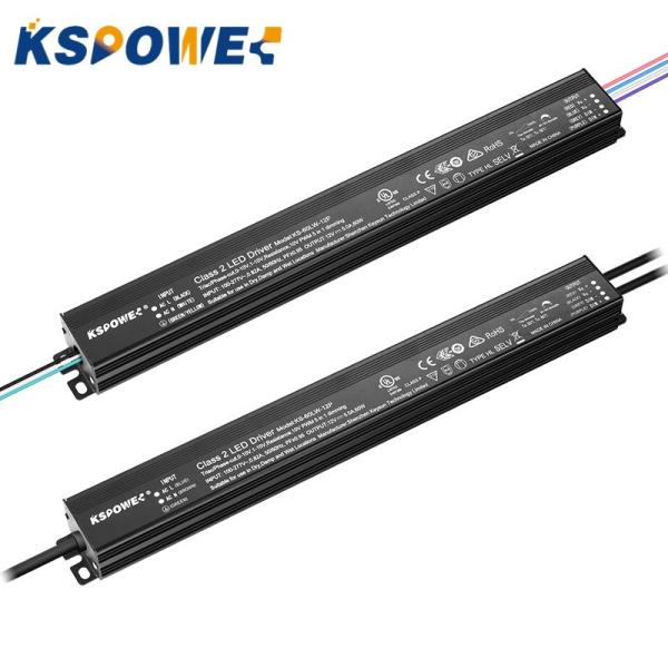 Quality Single Output 60W High PFC 12V LED Strip Driver For Swimming Pool 100W Aluminium for sale