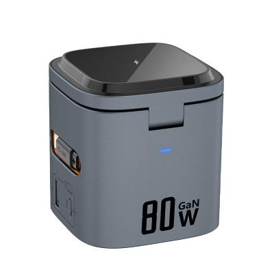 China Carregador sem fio multifuncional 6 em 1 de 80W para laptop com nitreto de gálio à venda