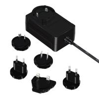 Quality 12V3A 36W Interchangeable Plug Adapter with 3 Years Warranty AC DC Power Adapter for sale