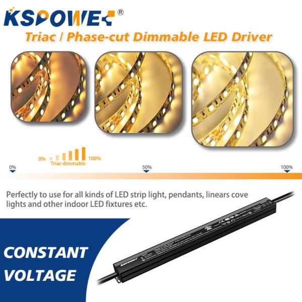 Quality UL Class 2 Listed Triac Dimmable Driver Power Supply 100W Triac Dimmable Power for sale