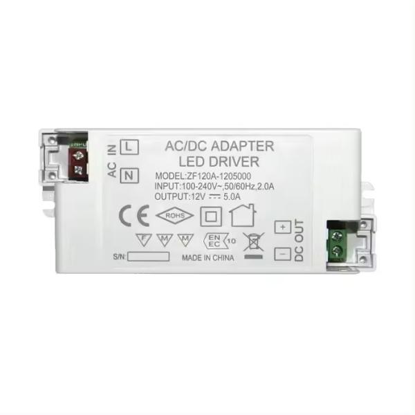 Quality LED Lighting White Ultra-Thin 50/60hz Constant Voltage LED Driver 48v 1.2a 57.6w DC Switching Power Supply for LED Lighting for sale