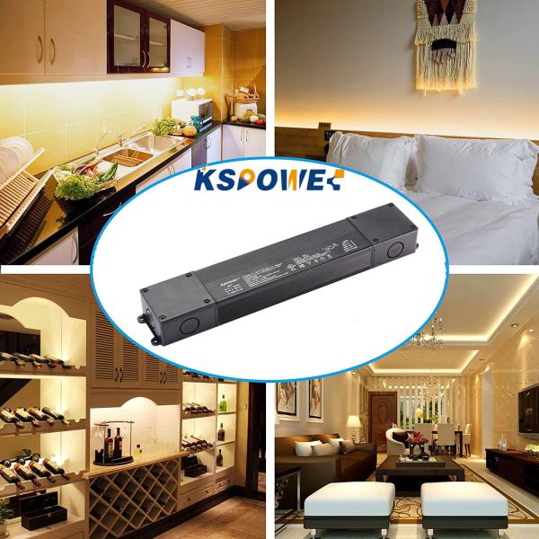 Quality Aluminum Case Outdoor LED Driver Input Voltage Class2 Flicker Free 24v 40w 60w for sale