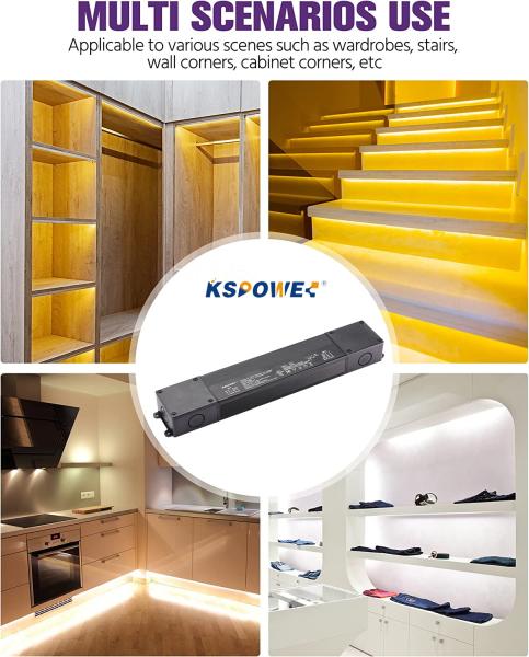 Quality Aluminum Case Outdoor LED Driver Input Voltage Class2 Flicker Free 24v 40w 60w for sale