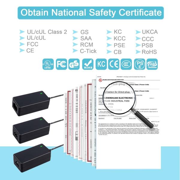Quality 15000mA Class 2 Power Supply 5V 6V 36W 60W Single Phase Switching DC Power for sale