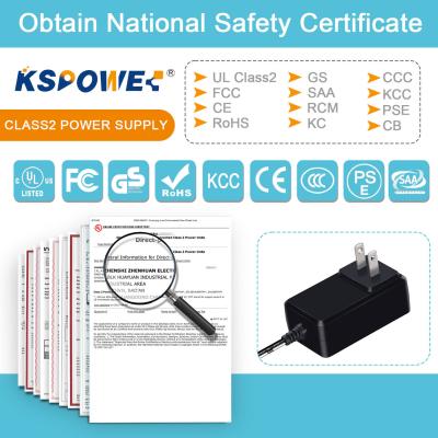 중국 Vi 인증 AC DC 전원 어댑터 단일 공급, DC 전압 9v 10v 12v 및 AC 전류 2a용 판매용