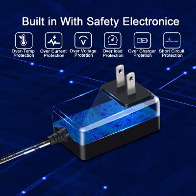 중국 Vi 인증 AC DC 전원 어댑터 단일 공급, DC 전압 9v 10v 12v 및 AC 전류 2a용 판매용