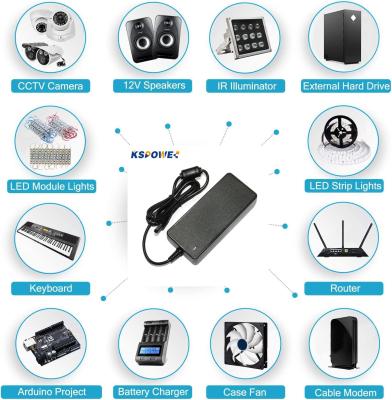 中国 UL FCC CE ROHS Rcm PSE KC CCC 承認済み 12V 3.3A 40W スイッチング電源、12VDC 出力、黒と白 販売のため