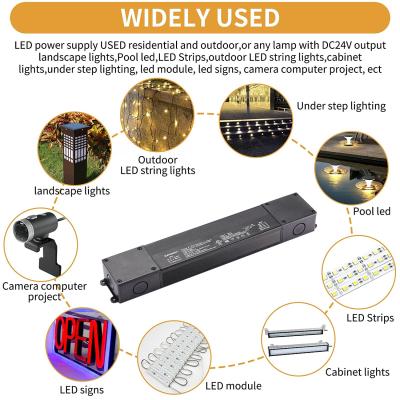 China Aluminium Case UL CUL 12v 24v 36v 48v Constant Voltage LED Driver 30W 40W 60W 80W 96W 100W Class 2 Class P SELV Junction Box for sale