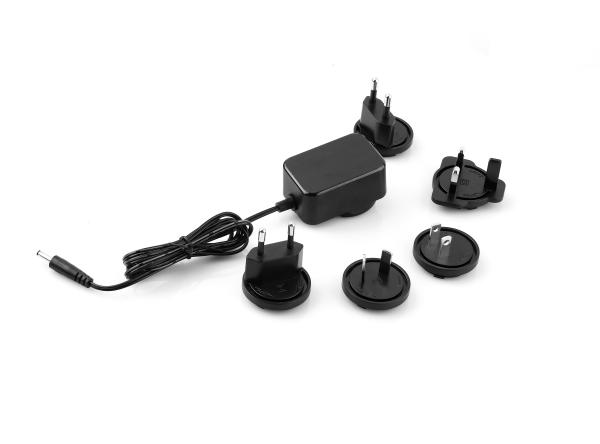 Quality 12V 24V Interchangeable Plug Power Adapter with Multiple AC Plugs and 3 Years for sale