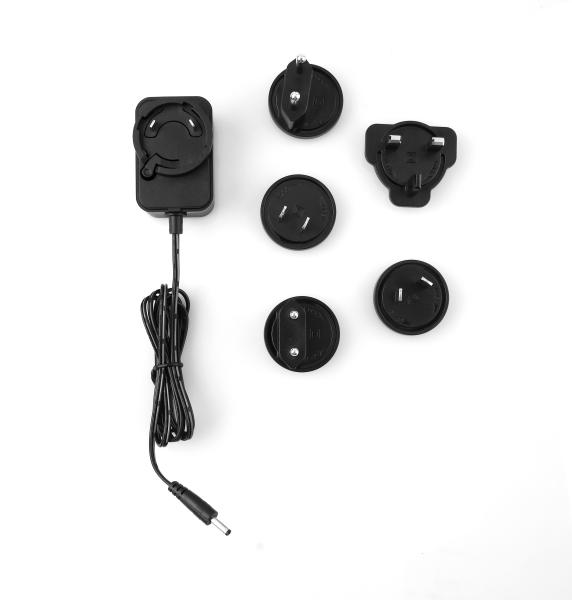 Quality 12V 24V Interchangeable Plug Power Adapter with Multiple AC Plugs and 3 Years for sale