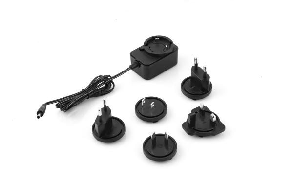 Quality 12V 24V Interchangeable Plug Power Adapter with Multiple AC Plugs and 3 Years for sale