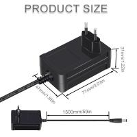 China 24V 2A Wall Power Adapter for 3D Printer & CNC with Multiple Protections and Universal Compatibility for sale