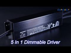 300w ac100-277v dimmable led driver dc24v customizable waterproof led driver with 5-year warranty