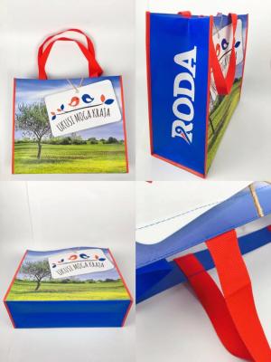 China Wholesale Eco-Friendly PP non woven Reuseable Shopping Bag Laminated Handled Bag for sale