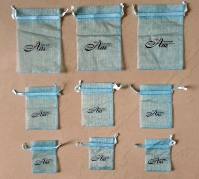Cina L'abitudine della borsa 9cm dei gioielli dei sacchetti dei gioielli dell'organza dell'OEM dello SGS ha stampato in vendita
