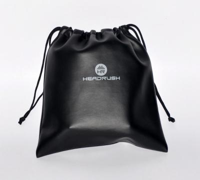 Cina OEM di cuoio su ordinazione del sacchetto del cordone dell'unità di elaborazione, sacchetto d'imballaggio dei gioielli di BSCI 10.5cm in vendita