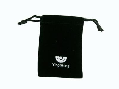 Κίνα BSCI 135mm βελούδου Drawstring σακουλών τυπωμένη Silkscreen τσάντα υφάσματος συνήθειας μίνι προς πώληση