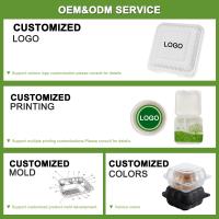 China Customized Size MFPP Plastic Hinged Food Containers 20000pcs MOQ Rectangle Takeout Box for sale