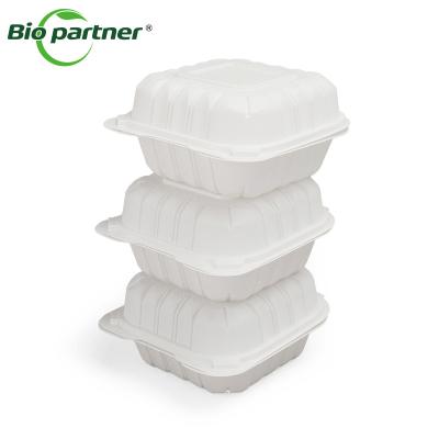 China Square Food Packaging Container for Microwaveable Clamshell Lunch Meal Prep en venta