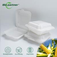 Quality PORTABLE Food Container Microwaveable Corn Starch Takeaway Box for Adults for sale