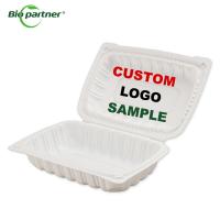 China Disposable MFPP Clamshell Food Container 20000pcs Take Out Corn Starch Rectangle Box for sale