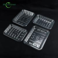 China Disposable Rectangular PET Fresh Fruit Tray Custom Blister Packaging for Frozen Food for sale