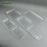 China Disposable Rectangle PET Meat Tray Custom Size for Meat Fruit Frozen Food Packaging for sale