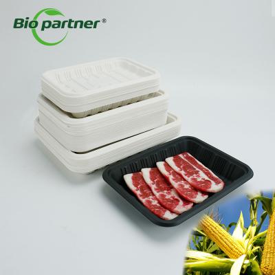 中国 Cornstarch Disposable Plastic Blister Packaging for Supermarket Frozen Food Display 販売のため