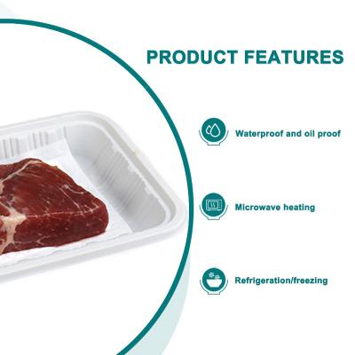 中国 Eco-friendly Material Box for Fresh Fruit Meat Stackable PP Black Disposable Container 販売のため