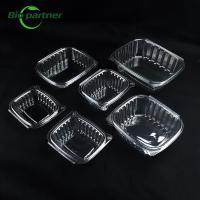 China Custom PET Clamshell Box for Clear Fruit Packaging Plastic Containers 600 1200pcs for sale