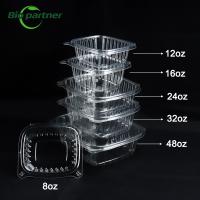 China Custom PET Clamshell Box for Clear Fruit Packaging Plastic Containers 600 1200pcs for sale