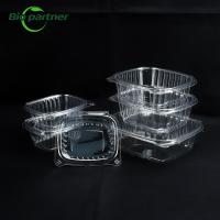 China Custom PET Clamshell Box for Clear Fruit Packaging Plastic Containers 600 1200pcs for sale