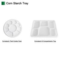 China Custom Logo White Cornstarch Dinnerware Set for Party Wedding 20000pcs MOQ for sale