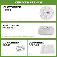 China Custom Logo White Cornstarch Dinnerware Set for Party Wedding 20000pcs MOQ for sale