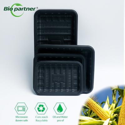 China Fresh Fruit and Frozen Meat Packaging Tray made of Biodegradable Corn Starch Material zu verkaufen