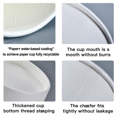 Cina Customized Logo Double Wall Paper Coffee Cup for Disposable and Degradable Hot Drinks in vendita