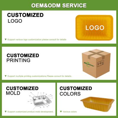 Cina Custom Black MAP Blister for Food Fruit Packaging Eco-friendly Material Box Supermarket in vendita