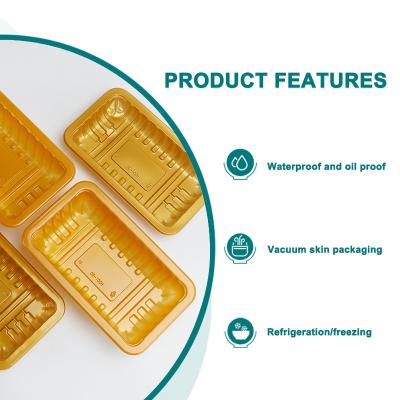 China Disposable Plastic Tray for Displaying Frozen Fresh Meat and Seafood in Supermarkets for sale