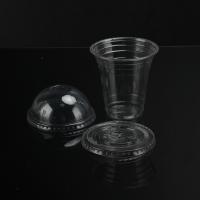 China 20 oz PLA Clear Cups for Cold Drinks Disposable Compostable Smoothie Plastic Cup for sale