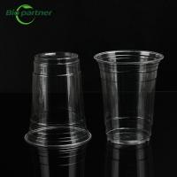 China Customized PLA Compostable Clear Cold Drinking Cups 10oz 12oz 16oz 20oz 24oz 32oz for sale