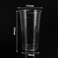 China Customized PLA Compostable Clear Cold Drinking Cups 10oz 12oz 16oz 20oz 24oz 32oz for sale