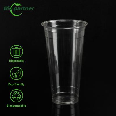 Cina Capo personalizzato Compostabile trasparente monouso di plastica PLA in vendita