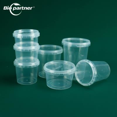 Cina Contenitore di cibo per zuppa di plastica monouso ecocompatibile e a prova di manomissione con coperchio in vendita