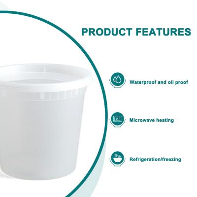 China Customized Color Microwaveable Airtight Container for Deli Food Storage in Kitchen for sale