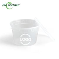 China Round Clear PP Deli Containers with Lock Lids 250ml to 950ml Leakproof Stackable for sale