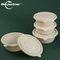 China Round Disposable PP Plastic Food Container 500ml Microwave Safe Custom Sizes for sale