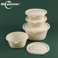 China Round Disposable PP Plastic Food Container 500ml Microwave Safe Custom Sizes for sale
