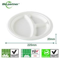 China Customized Size Disposable Tableware Compostable Food Container Sugarcane Tableware for sale