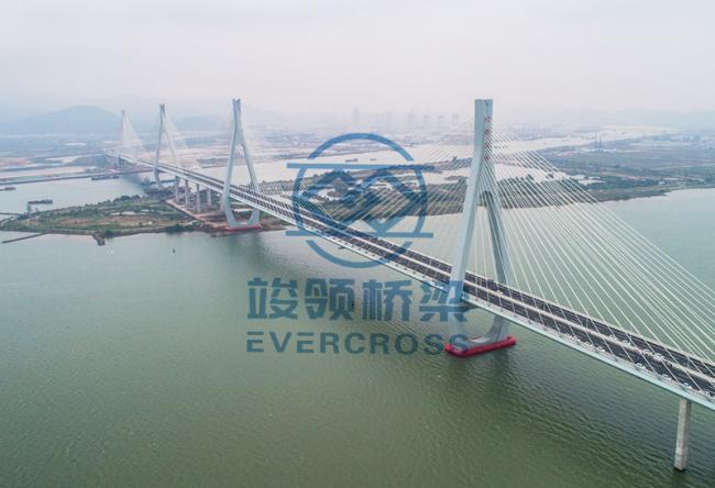 Evercross steel bridge installation showcasing quality and durability